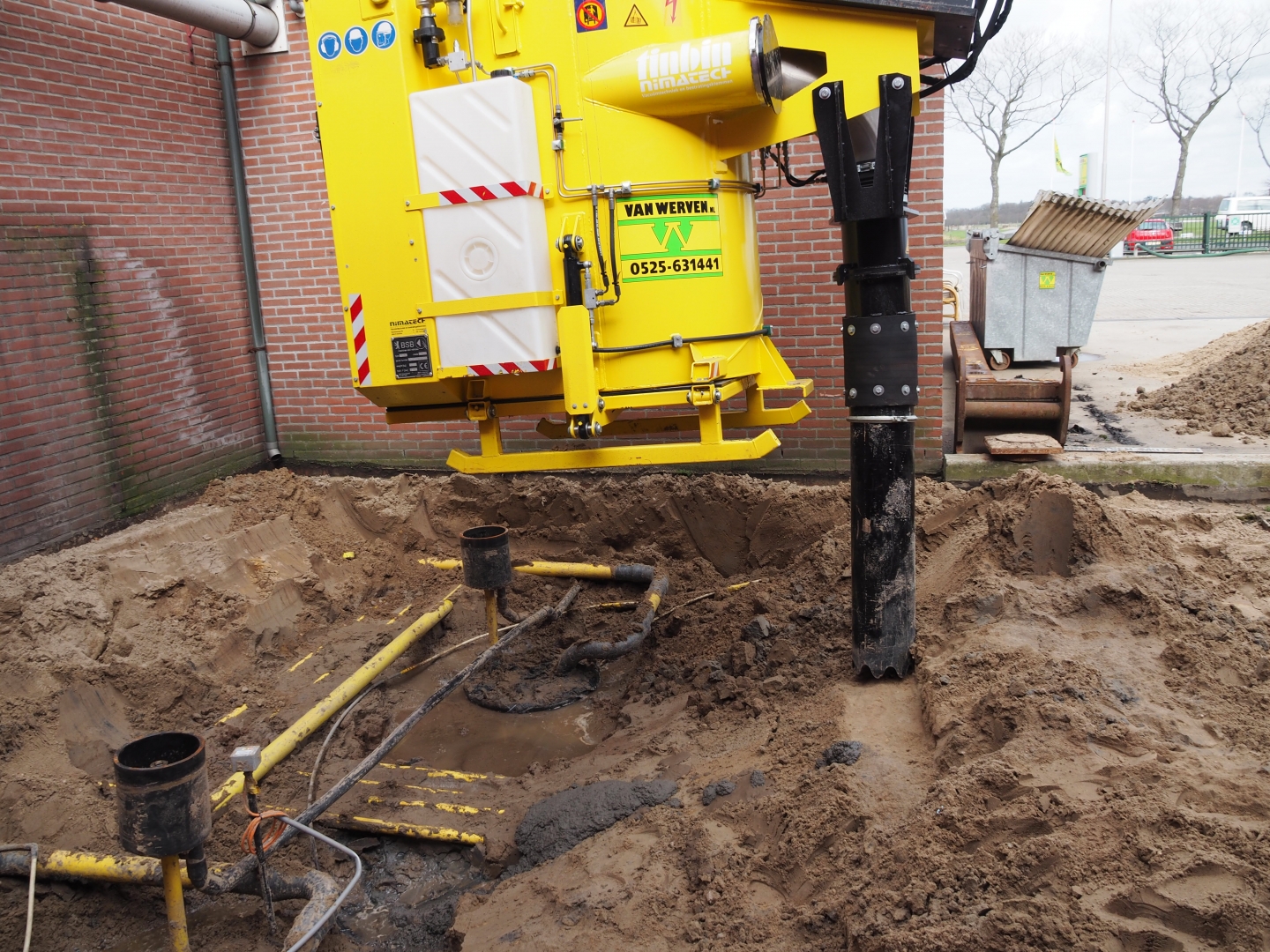 Nieuwe grondzuiger te huur bij Van Werven